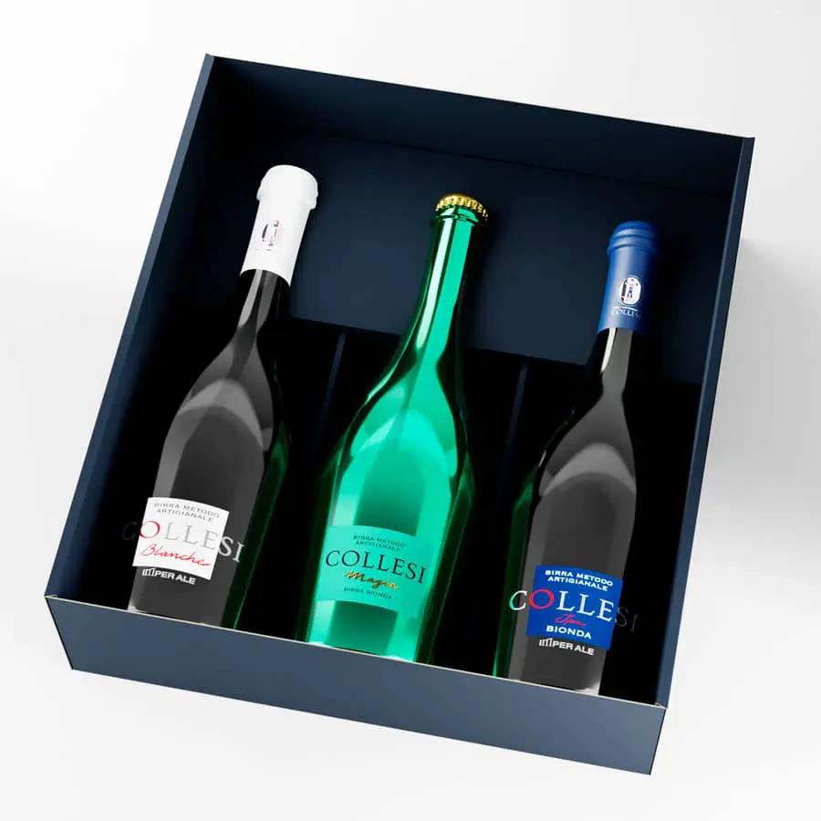 Astuccio con 3 Birre da 750 ml a scelta - Birra Collesi Birre Artigianali d'eccellenza